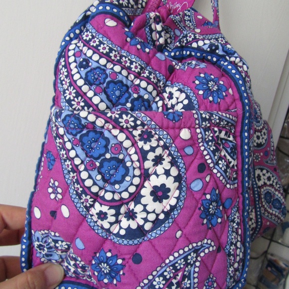 Vera Bradley | Bags | Vera Bradley Small Duffel Bag Purple Paisley ...